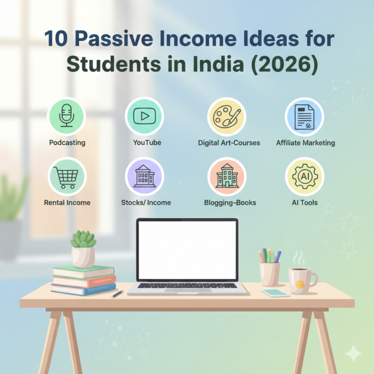 10 Passive Income Ideas for Students in India (2026 Guide)